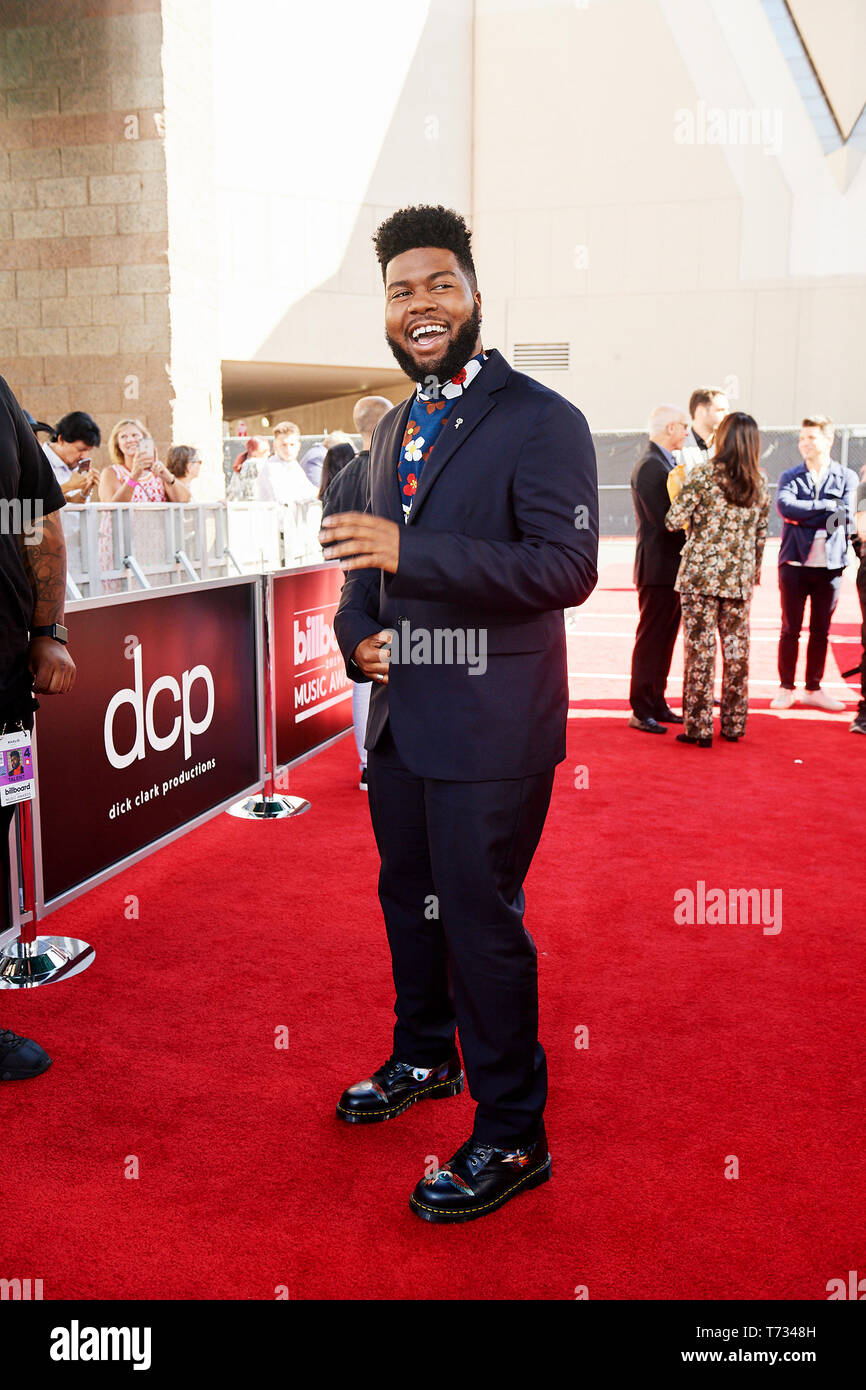 Khalid at the 2019 Billboard Music Awards held at MGM Grand Garden ...
