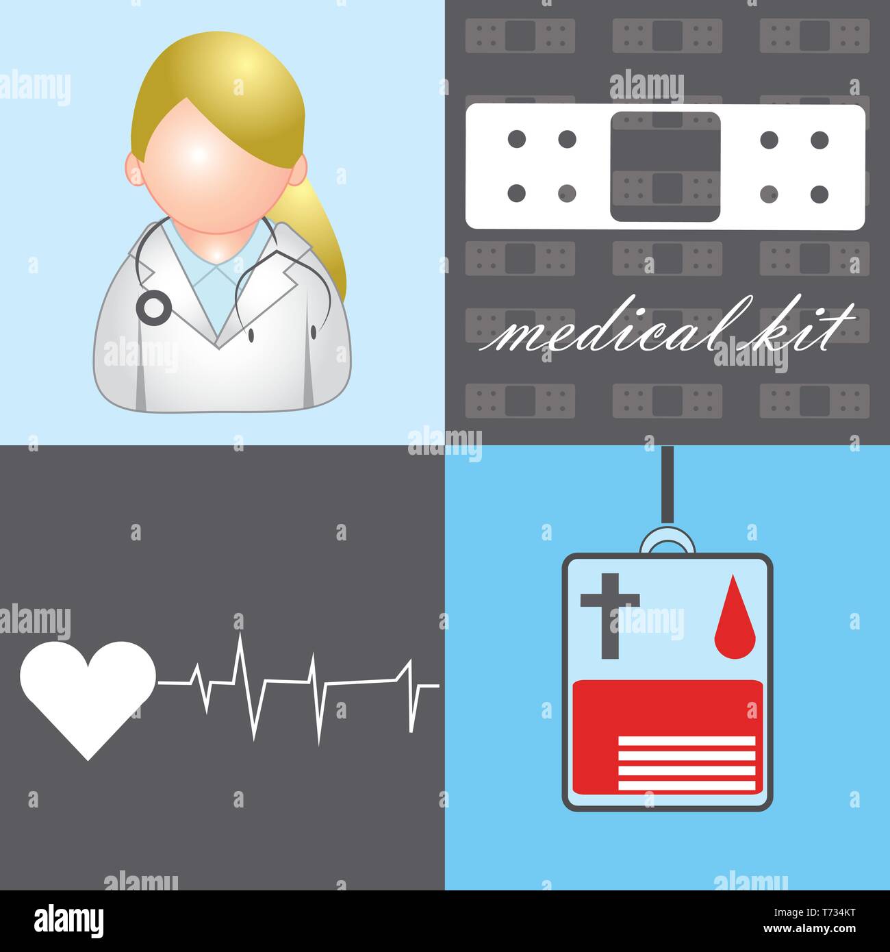 Doctor motion Stock Vector Images - Alamy