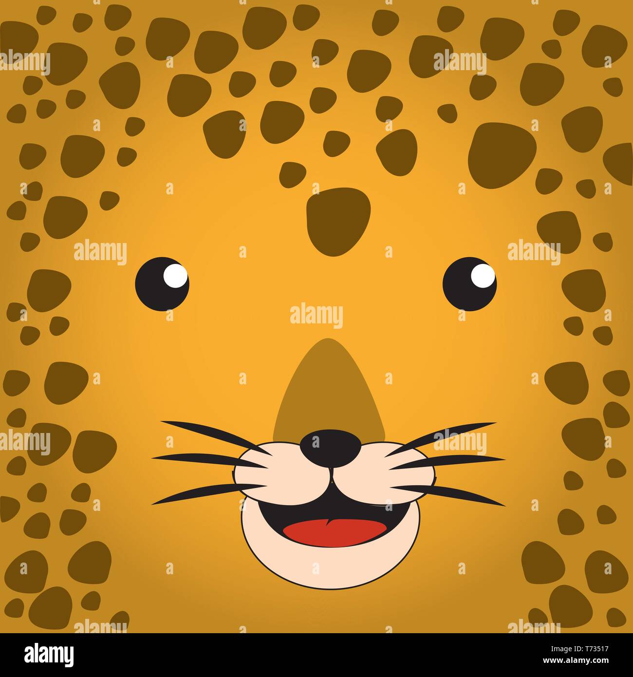 Cute leopard Stock Vector Images - Alamy