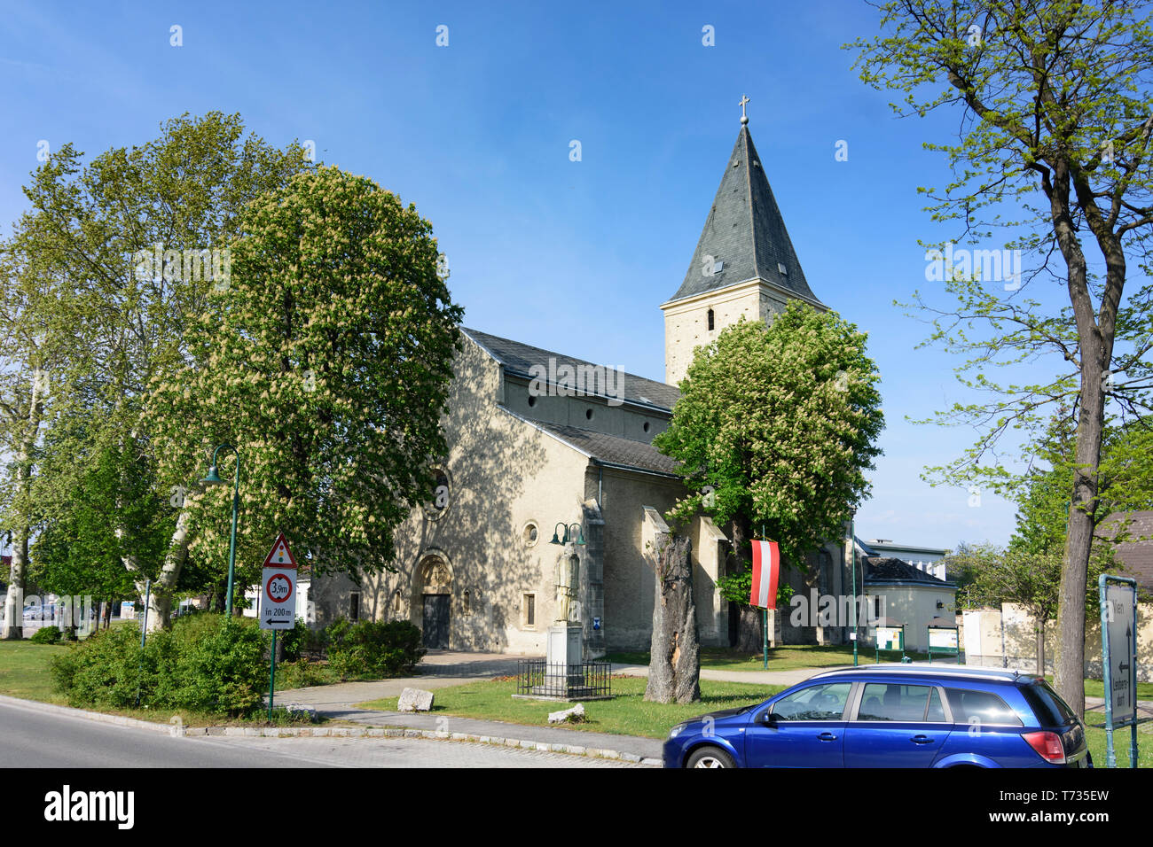 Sollenau: church in Wienerwald, Vienna Woods, Niederösterreich, Lower ...
