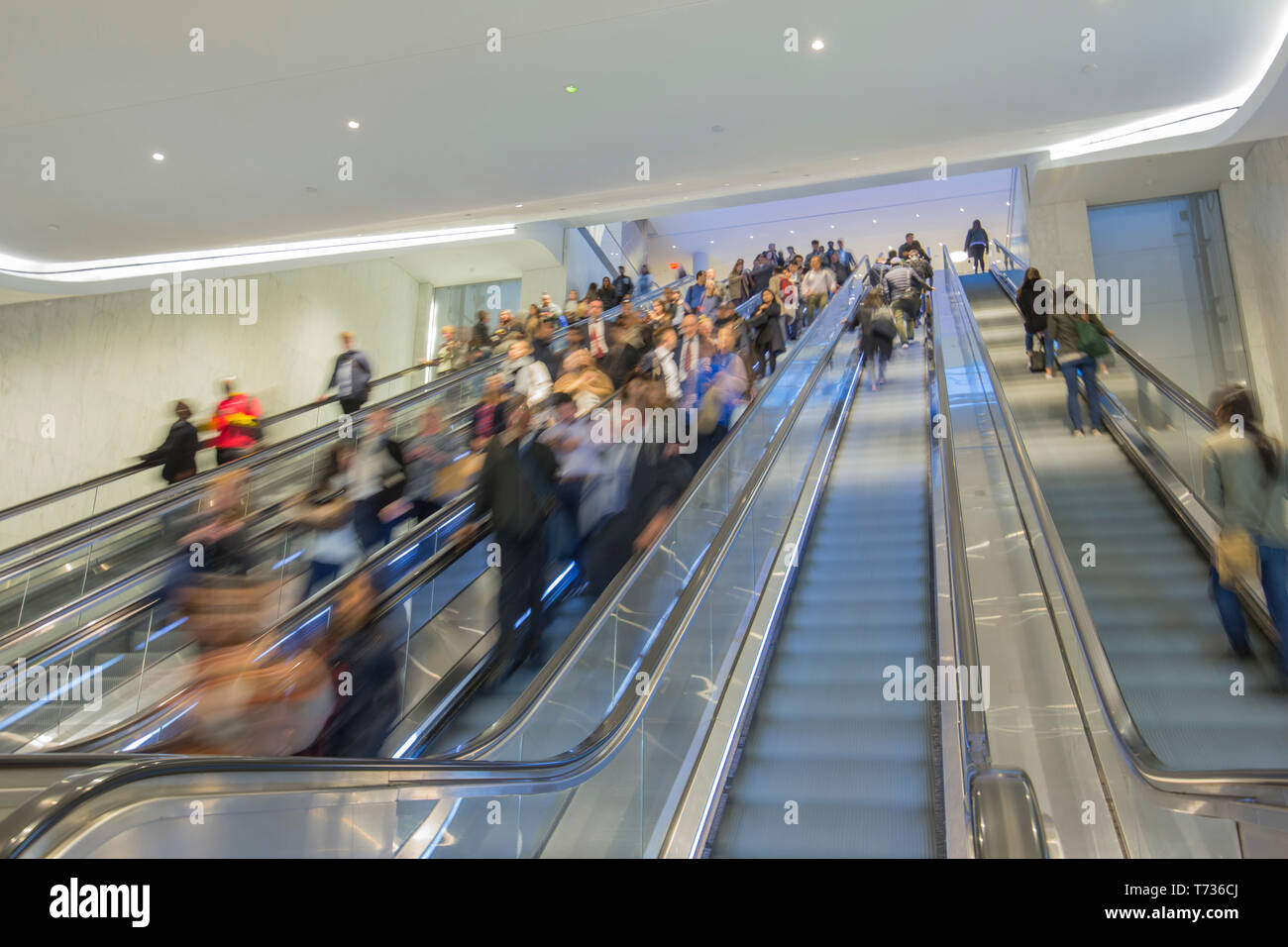 COMMUTERS ON ESCALATORS WESTFIELD WORLD TRADE CENTER PATH ...