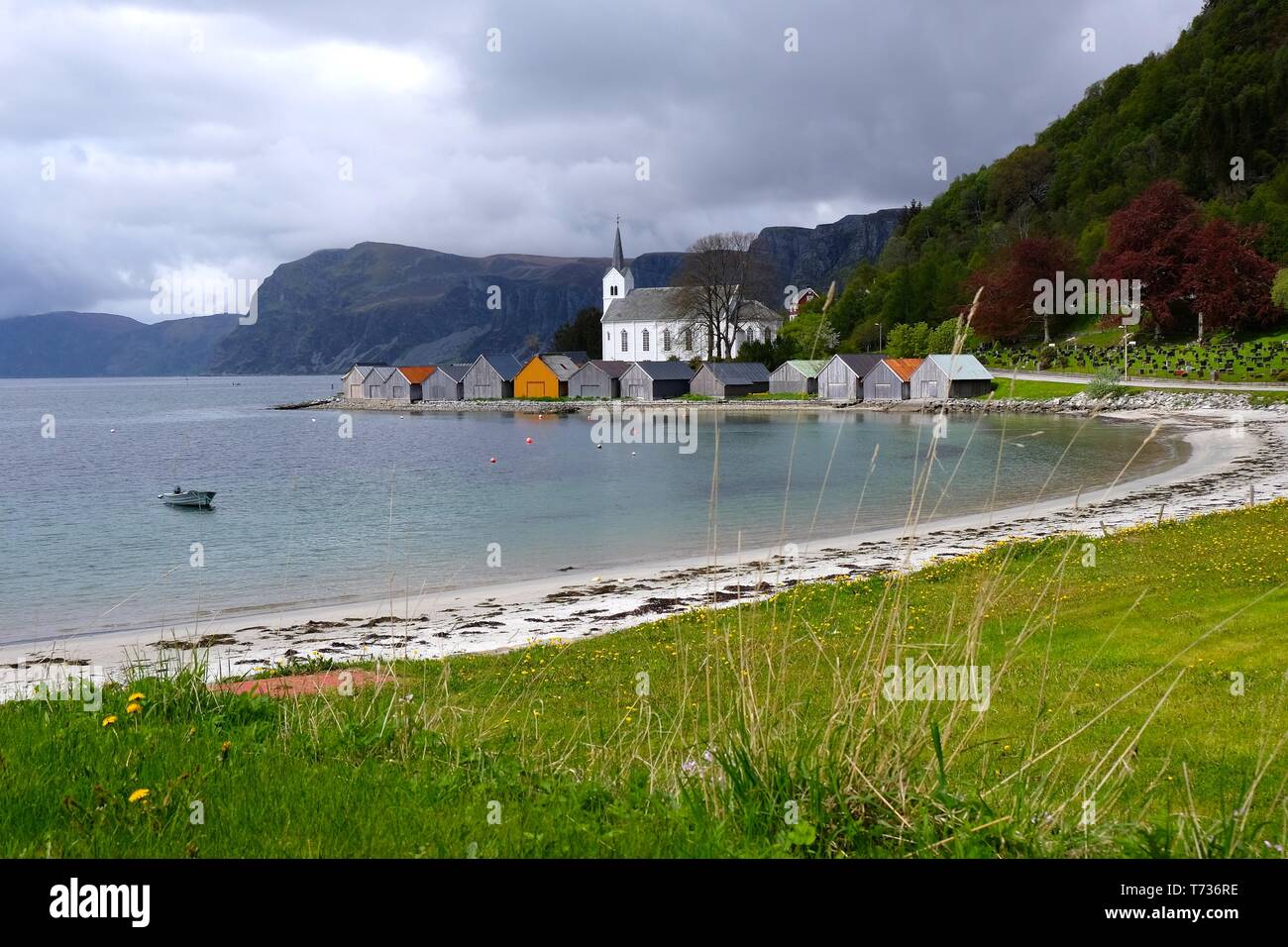 Traditional House in Selje, Norway Stock Photo - Alamy