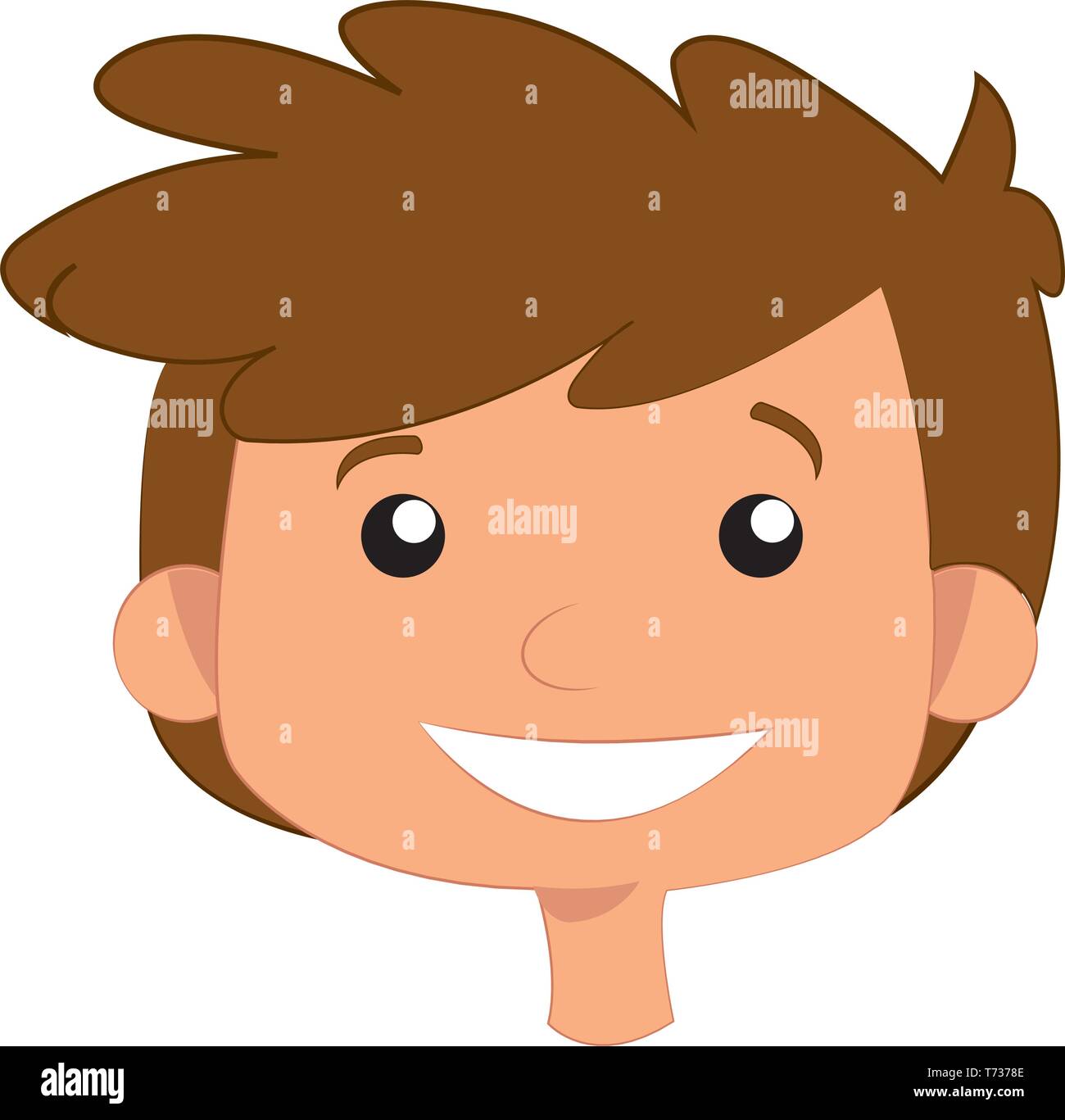 Avatar of a happy boy Stock Vector Image & Art - Alamy