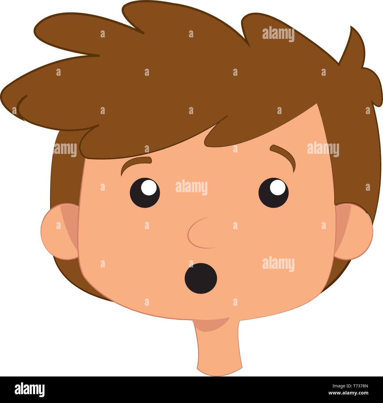 Avatar of a scared boy Stock Vector Image & Art - Alamy