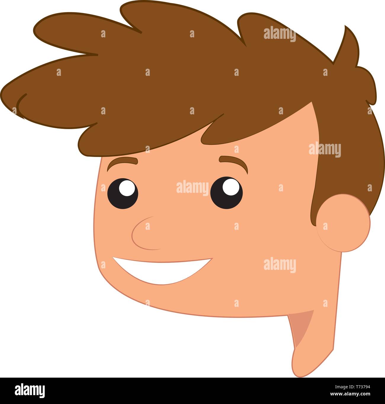 Avatar of a happy boy Stock Vector Image & Art - Alamy