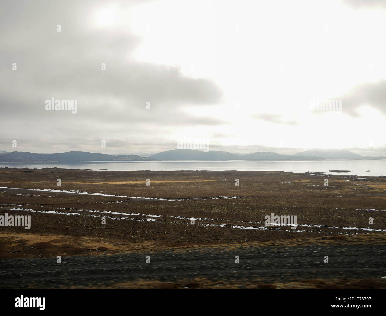 Driving in a rural road at Ireland Stock Photo - Alamy
