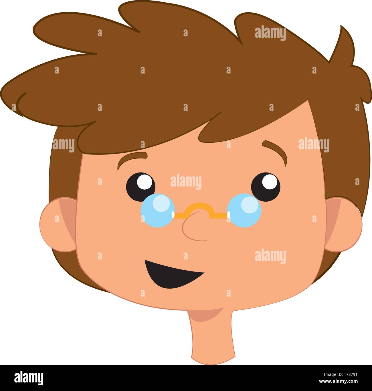 Avatar of a happy boy Stock Vector Image & Art - Alamy