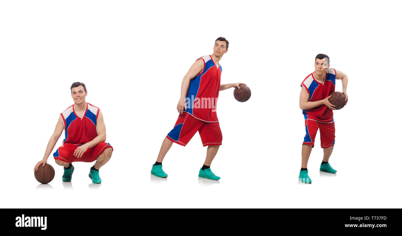 Collage male basketball player Cut Out Stock Images & Pictures - Alamy