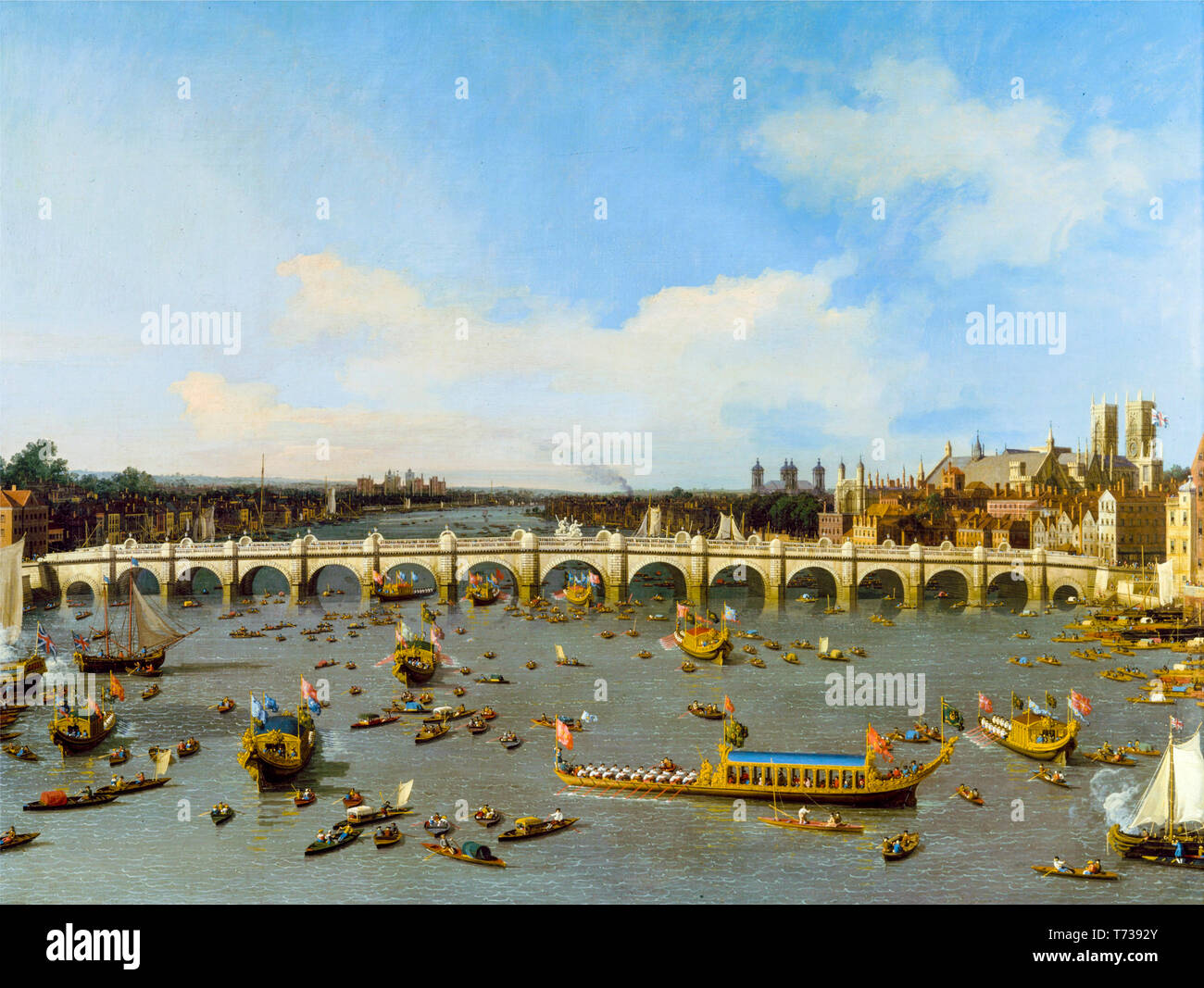 18th century london thames art hi-res stock photography and images - Alamy