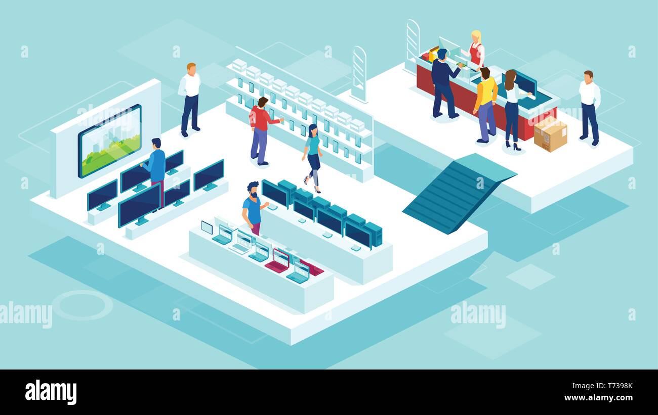 Equipment in retail Stock Vector Images - Alamy