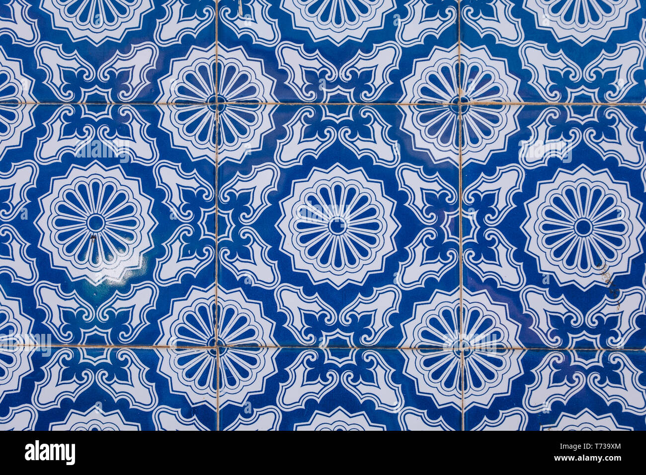 Azulejo is a form of Portuguese or Spanish painted, tin-glazed, ceramic ...