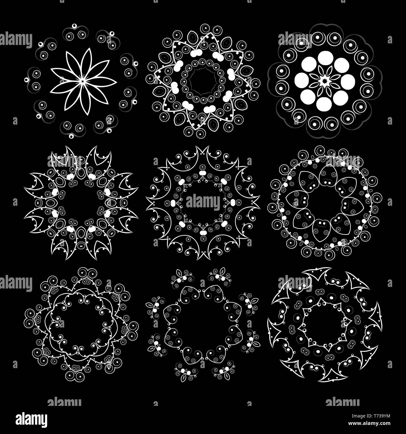 Rosettes rose Stock Vector Images - Alamy