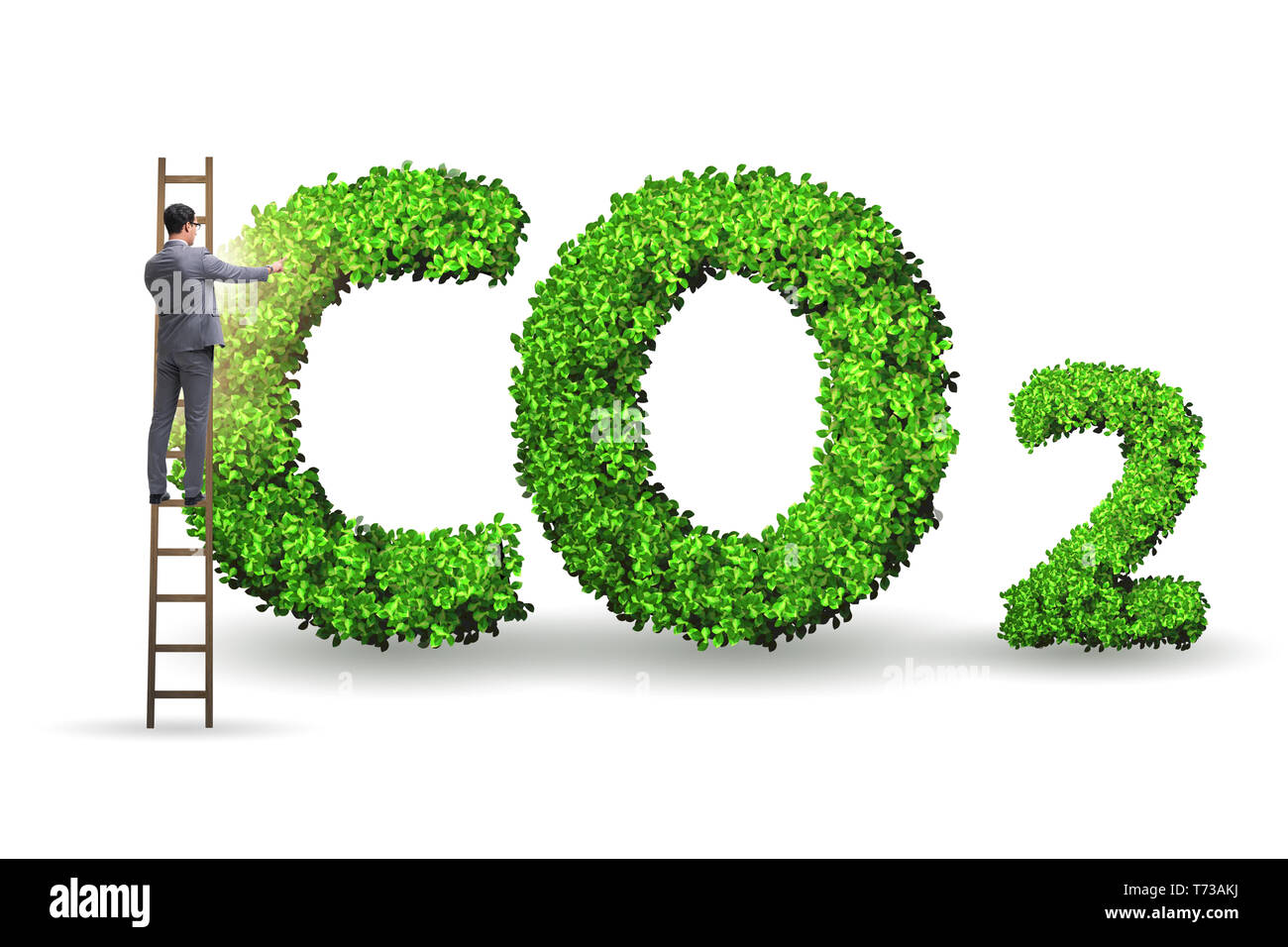 Industrial emissions warming Cut Out Stock Images & Pictures - Alamy