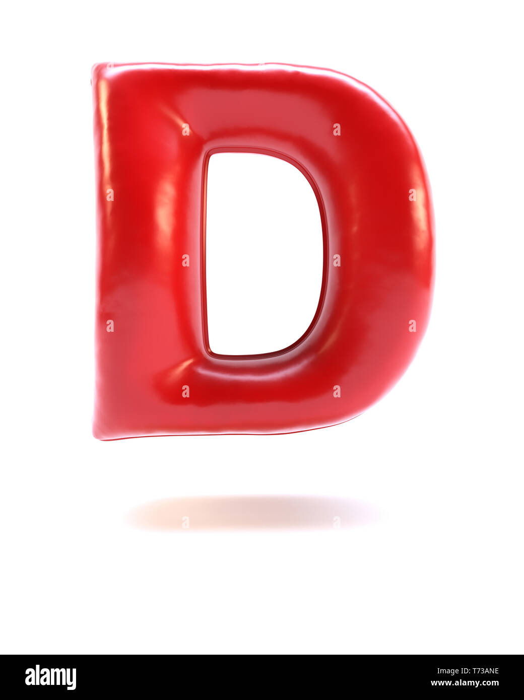 3D Render of Alphabet Letter Stock Photo - Alamy