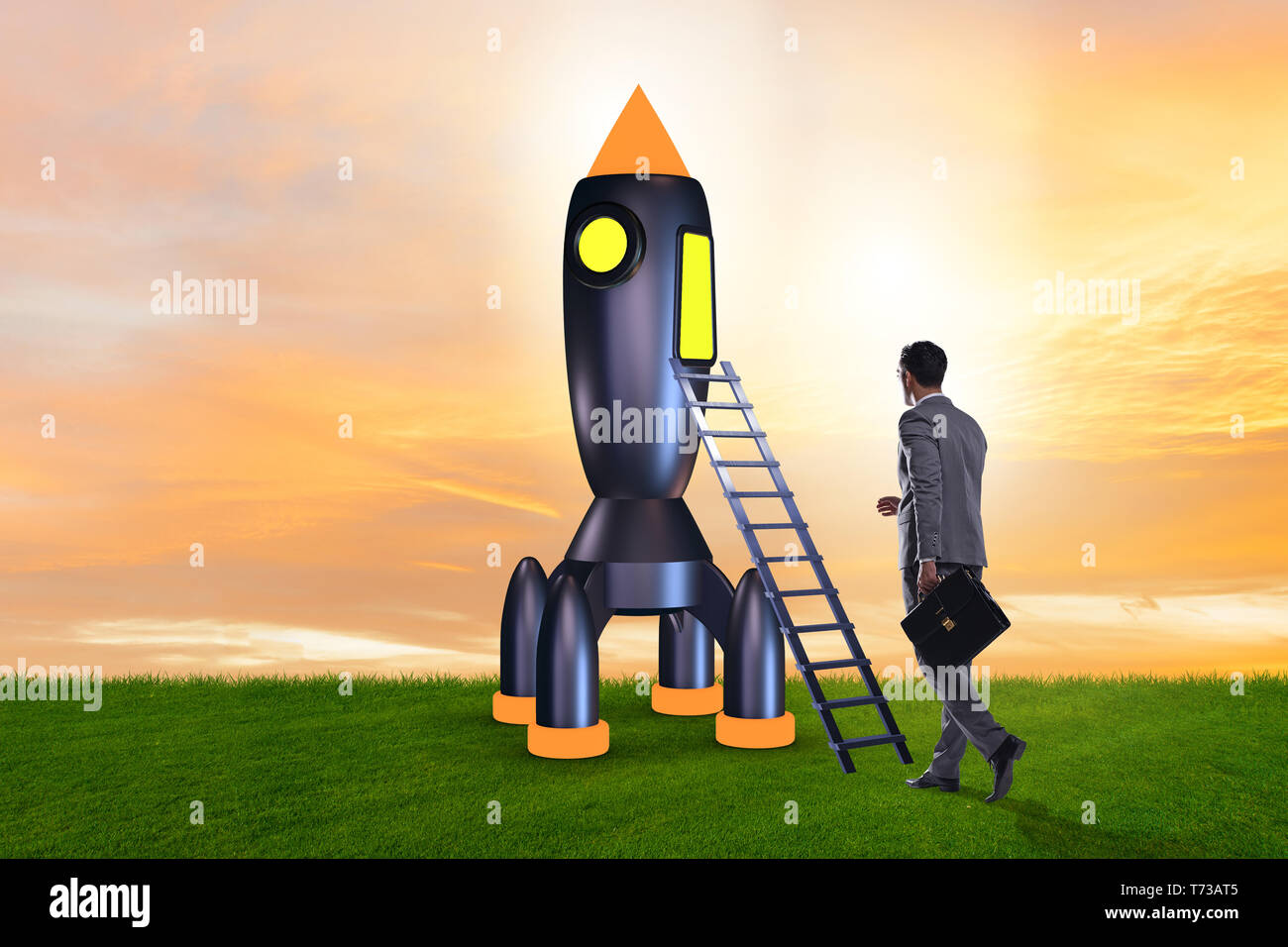 Boarding spaceship hi-res stock photography and images - Alamy