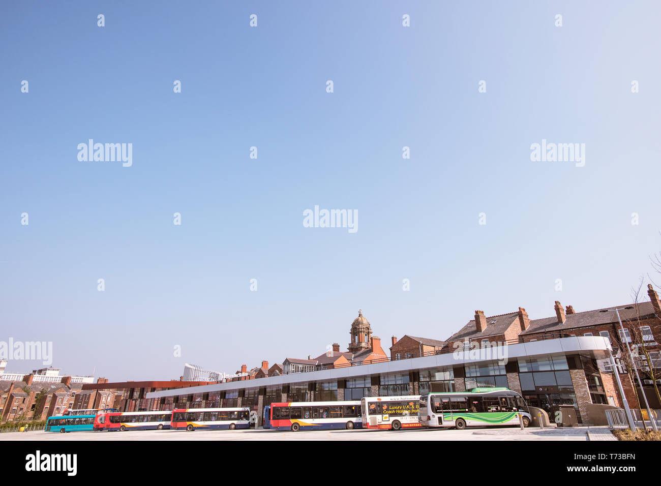 Wigan Bus Station. Wigan, Lancashire, United Kingdom Stock Photo - Alamy