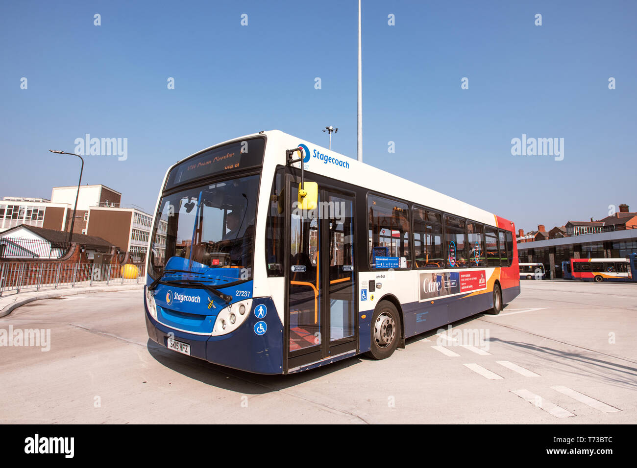 Wigan bus stop hi-res stock photography and images - Alamy