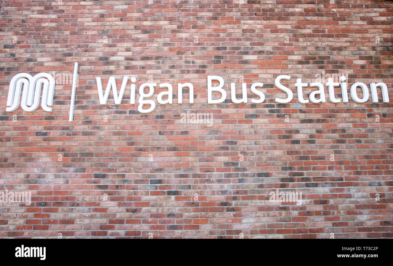 Wigan bus stop hi-res stock photography and images - Alamy