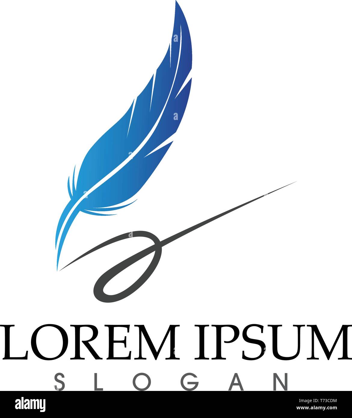 pen write sign logo template app icons Stock Vector Image & Art - Alamy