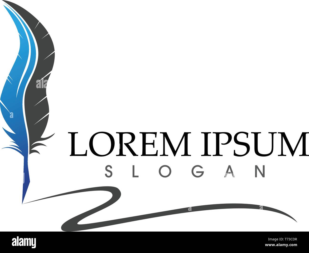 pen write sign logo template app icons Stock Vector Image & Art - Alamy