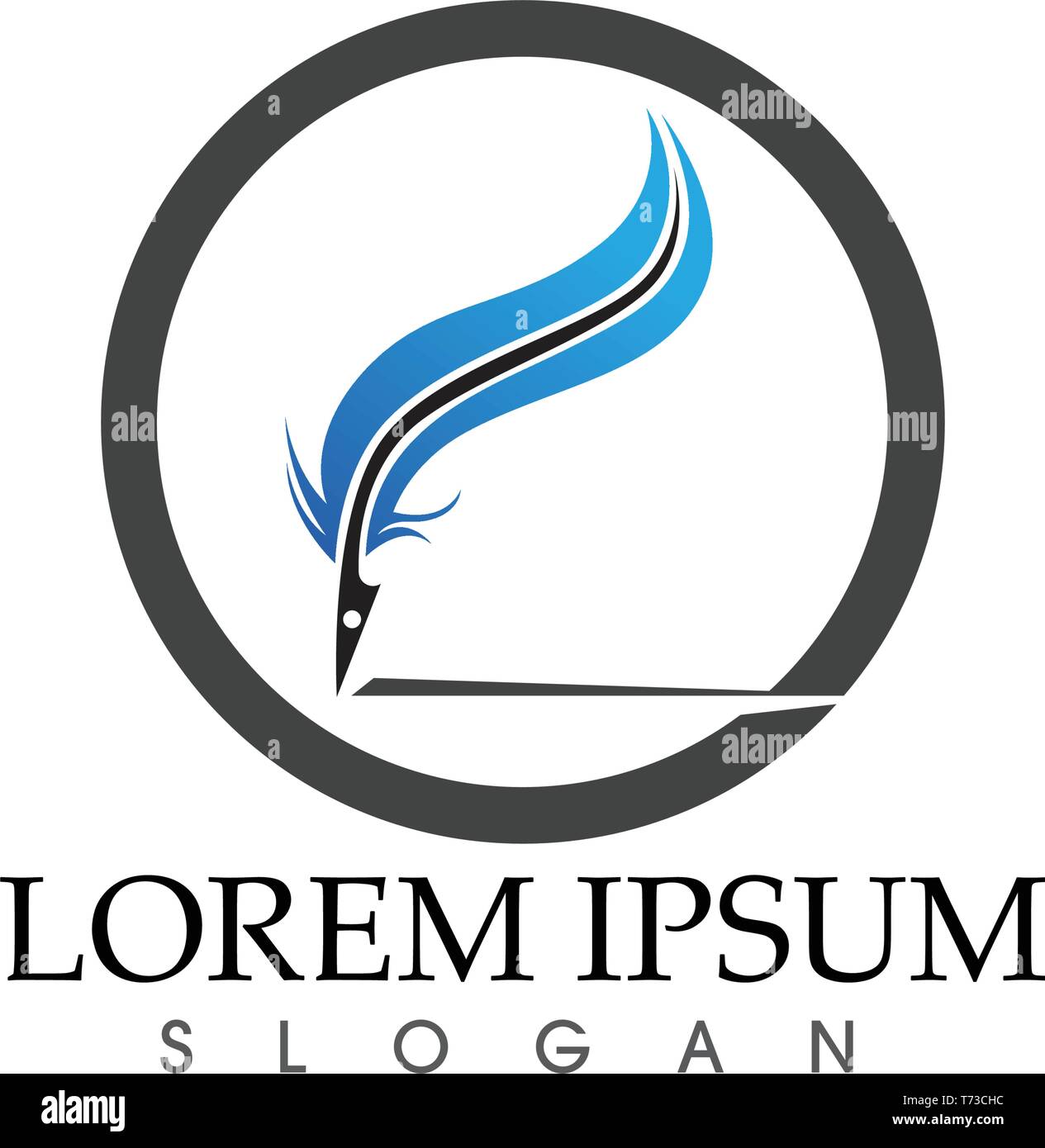 pen write sign logo template app icons Stock Vector Image & Art - Alamy