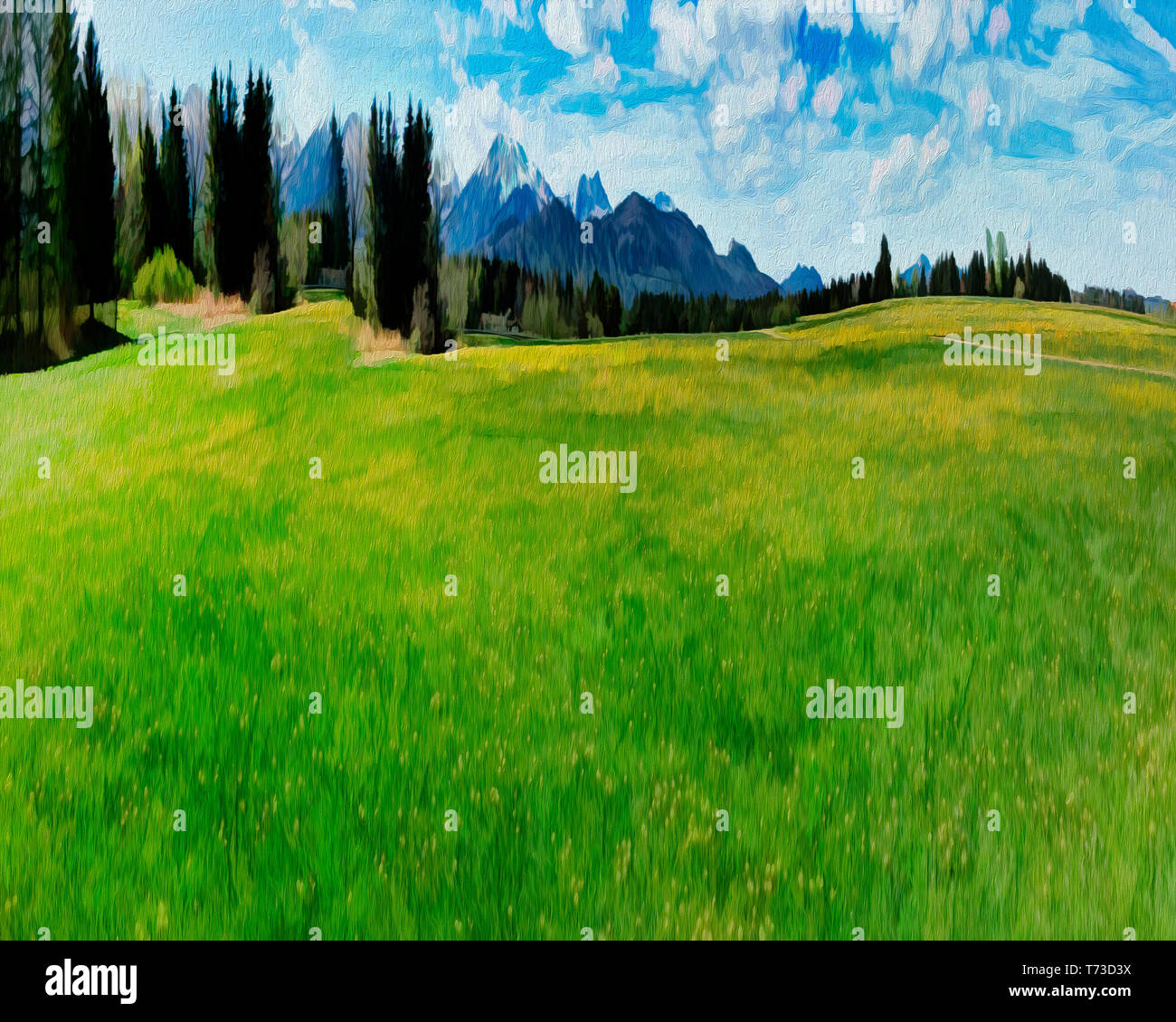 Alpine scene hi-res stock photography and images - Alamy