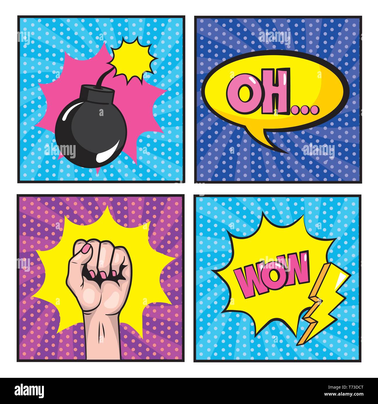 Messages bomb Stock Vector Images - Alamy