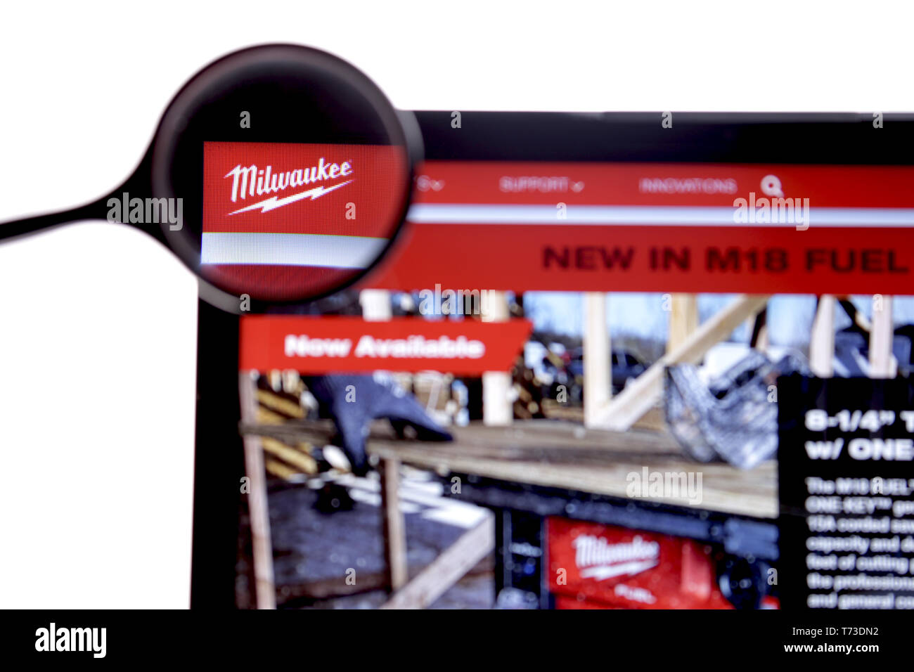 New York, USA - March 25, 2019: Illustrative Editorial of Website of ...