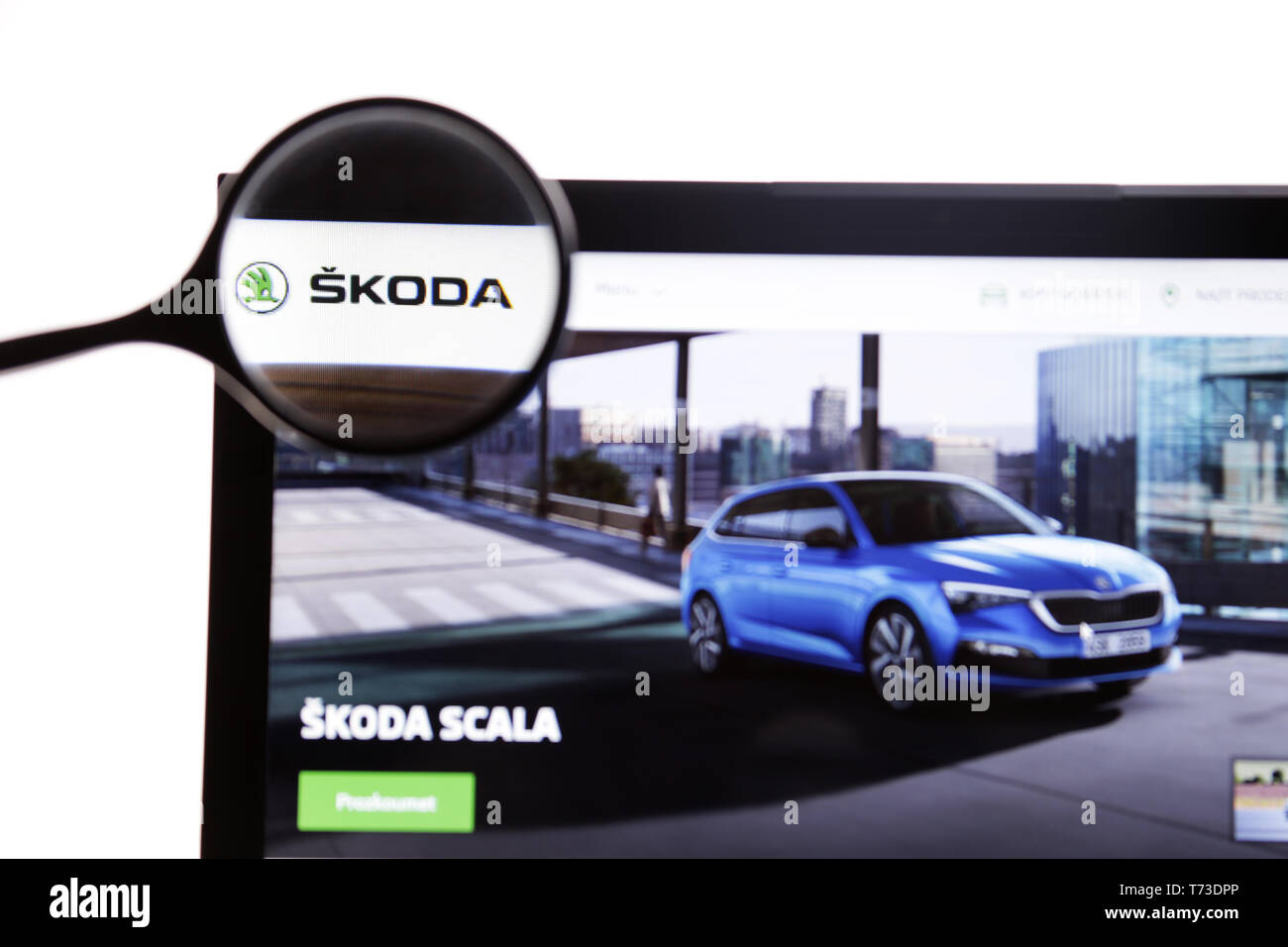 New York, USA - March 25, 2019: Illustrative Editorial. Website of ...