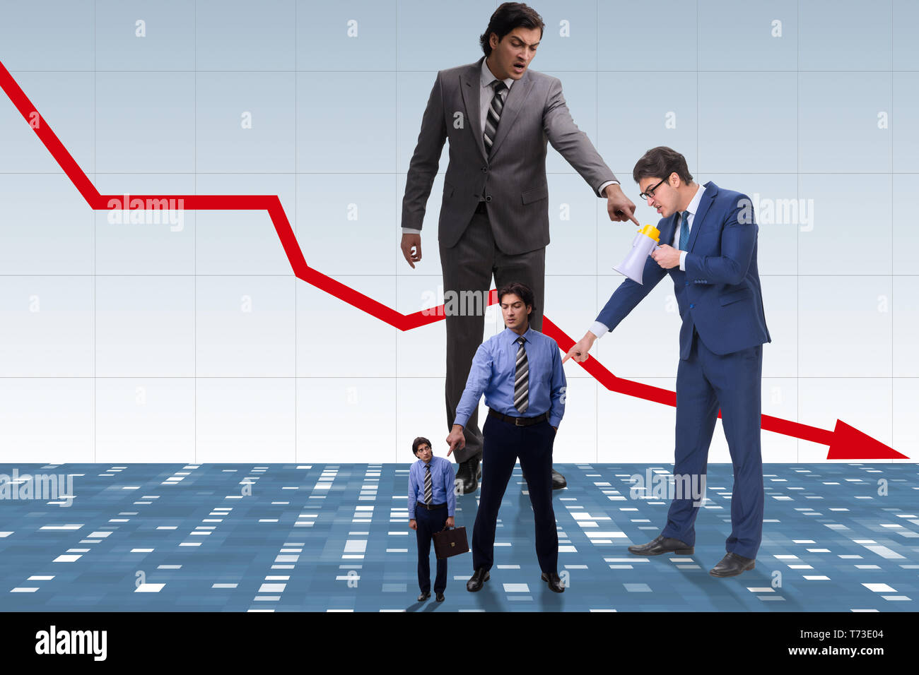 Blaming each other hi-res stock photography and images - Alamy