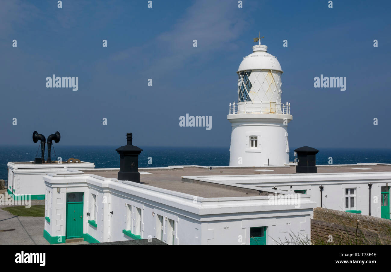 Pendeen Watch Lighthouse Stock Photo - Alamy