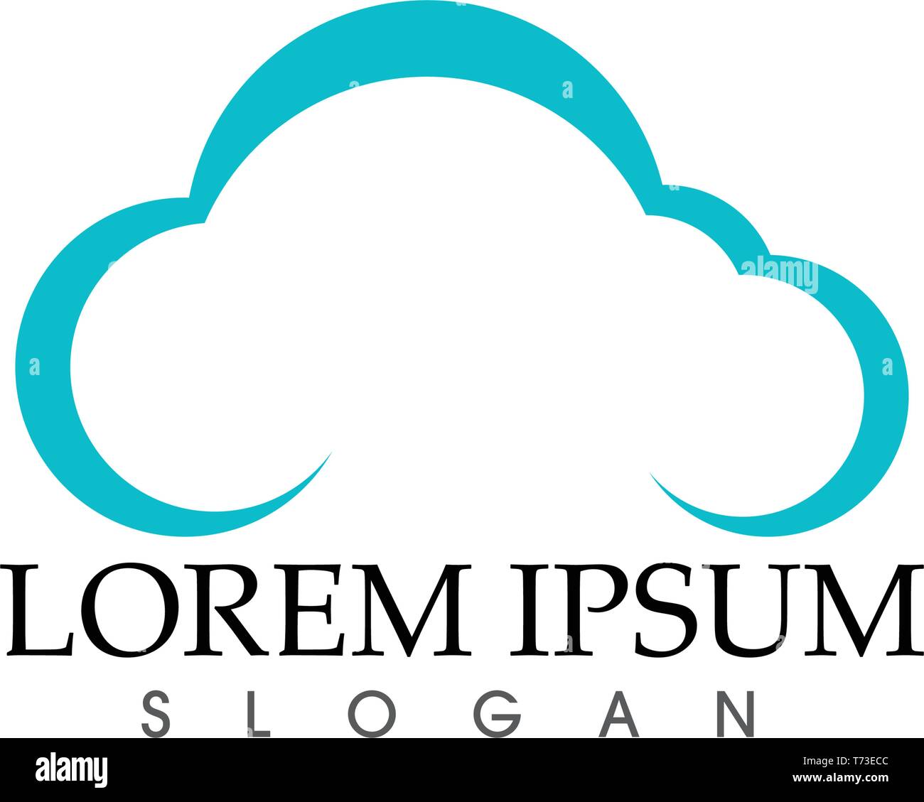 Cloud logo template vector illustration design icons Stock Vector Image ...