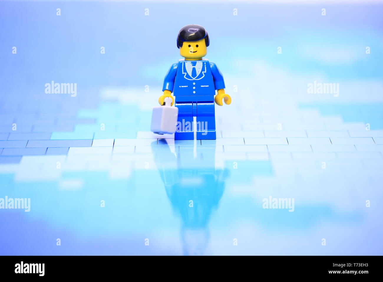 lego worker isolated Stock Photo - Alamy