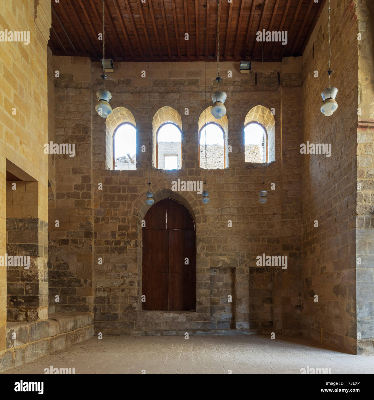 Public Mosque attached to Al-Muayyedi Bimaristan historic building ...