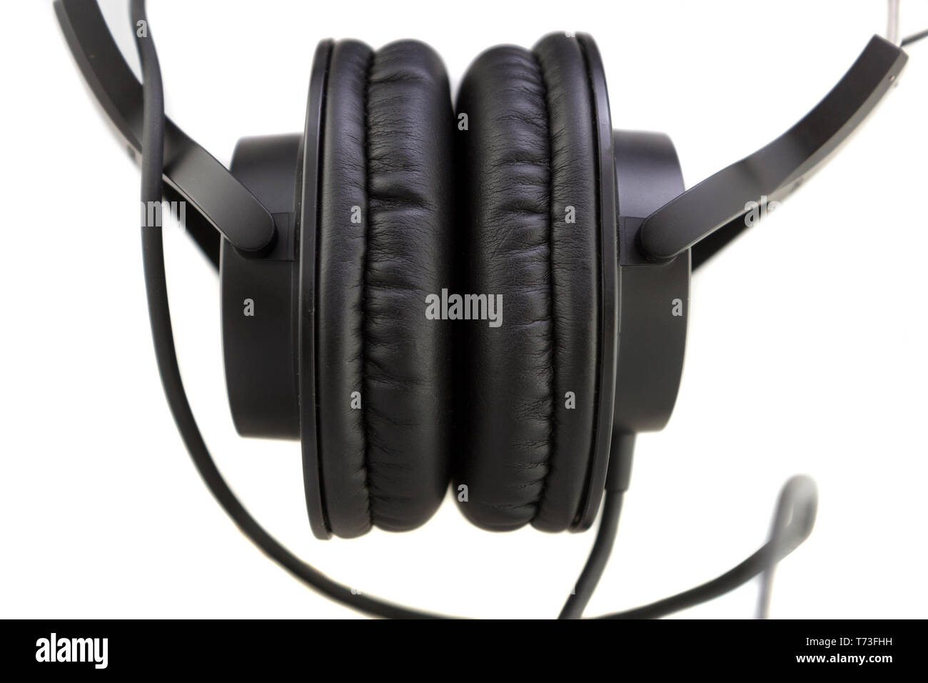 Professional Studio Monitor Headphones on white background Stock Photo ...