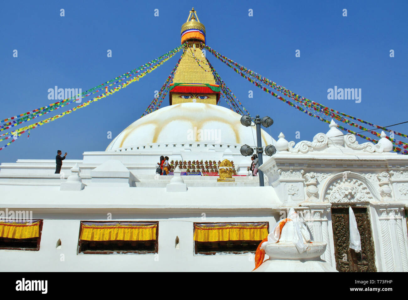 Nepal boudhanath landscape hi-res stock photography and images - Alamy