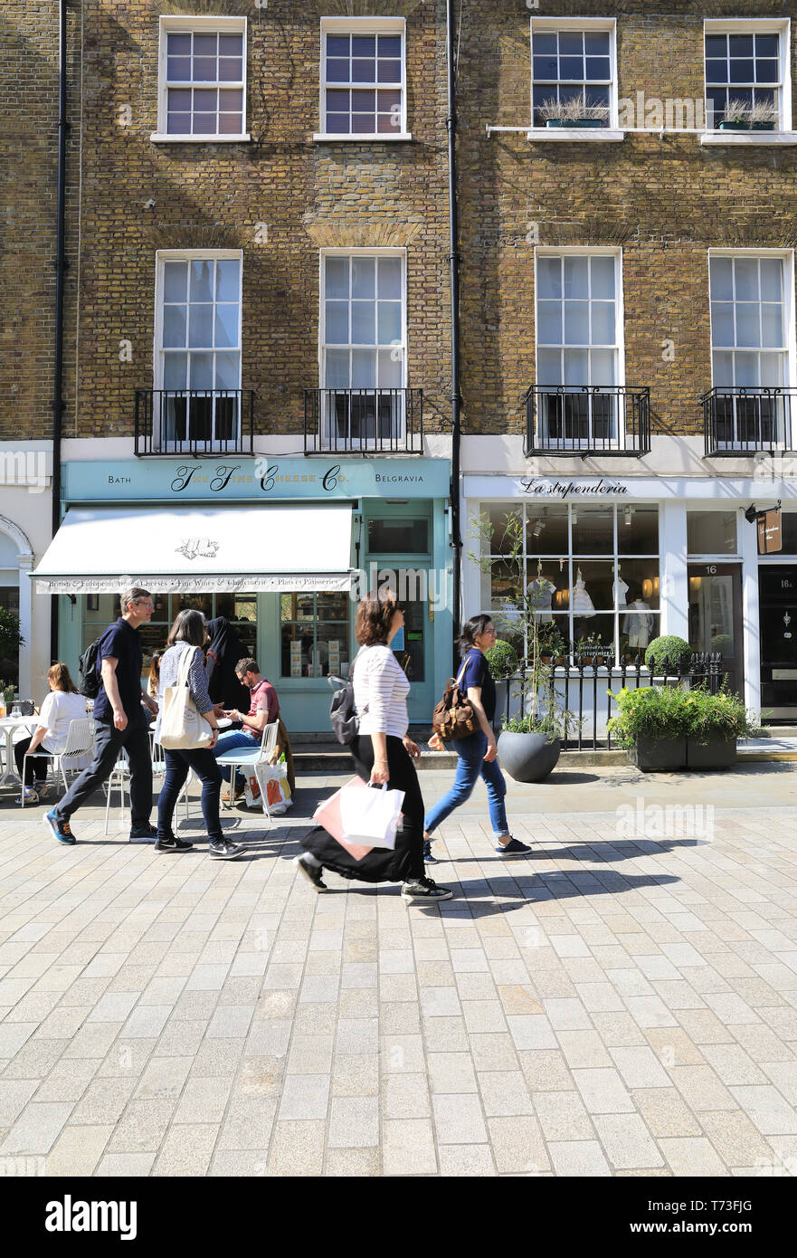 The Fine Cheese Company Belgravia, on Motcomb Street, in London SW1, UK ...