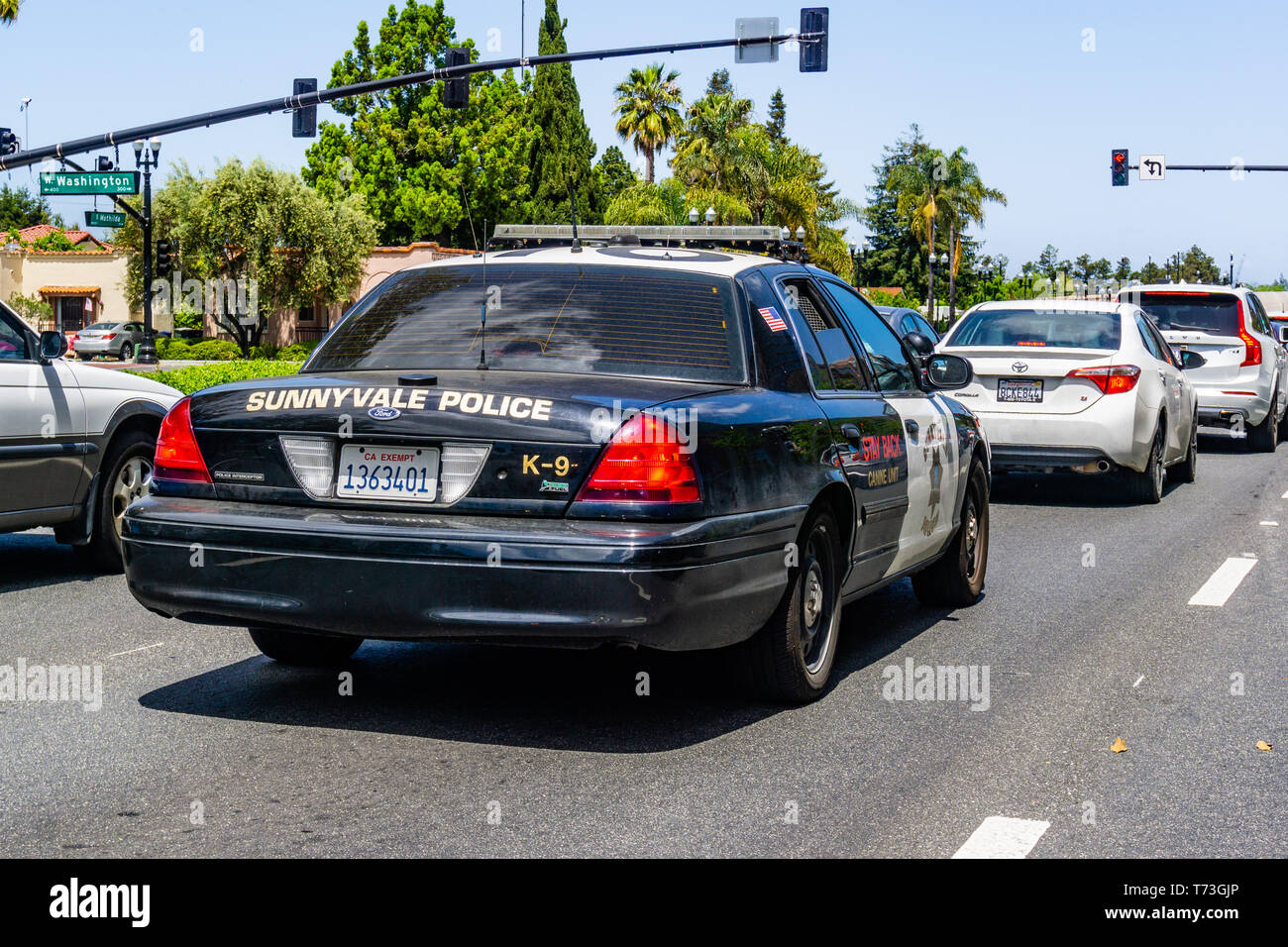 Police car santa hi-res stock photography and images - Alamy
