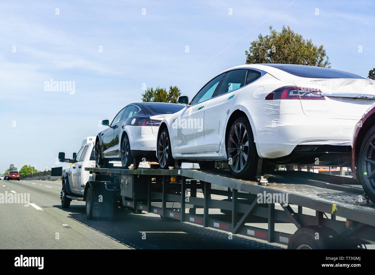 Tesla truck 2019 hi-res stock photography and images - Alamy