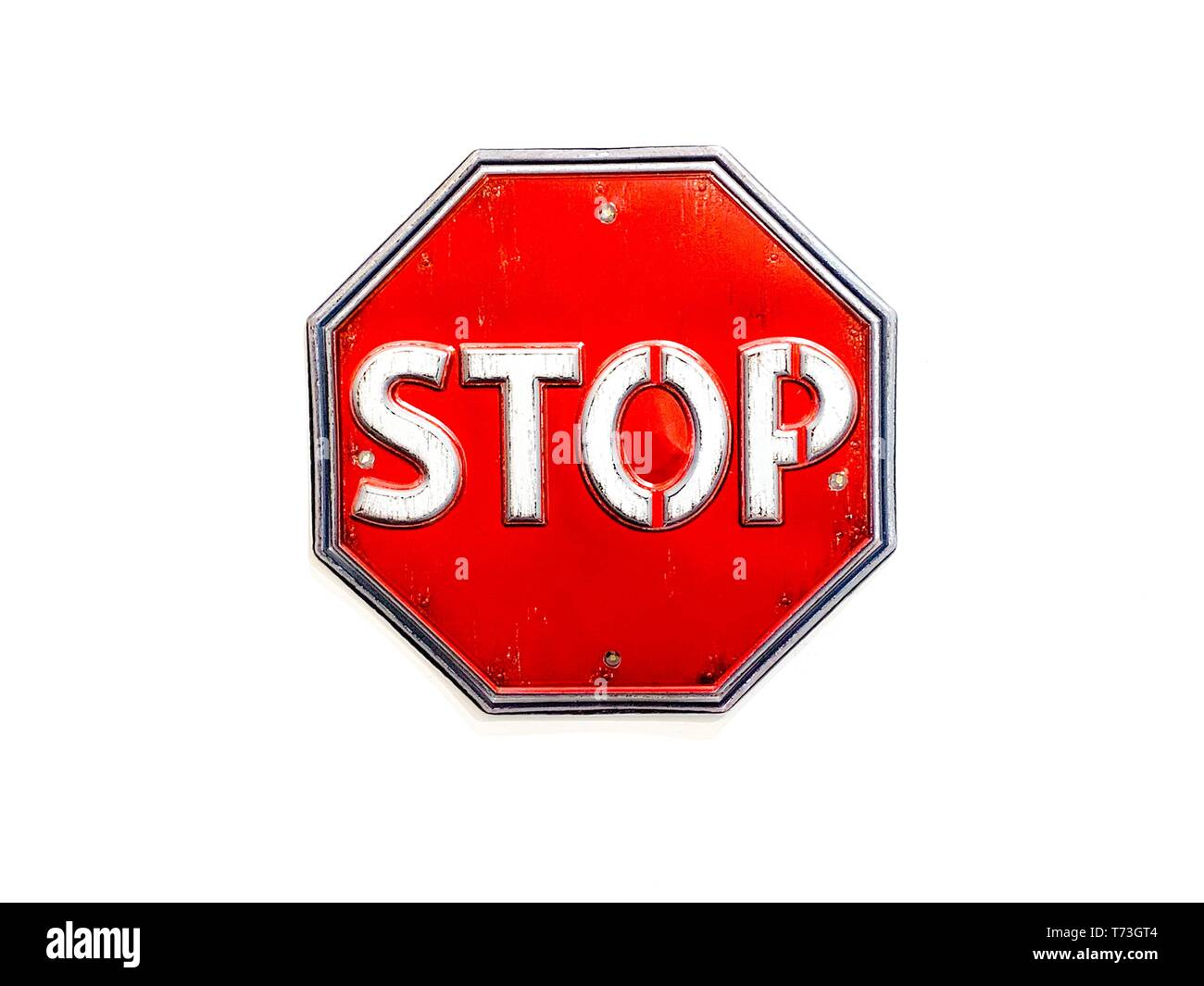 White road barrier red Cut Out Stock Images & Pictures - Alamy