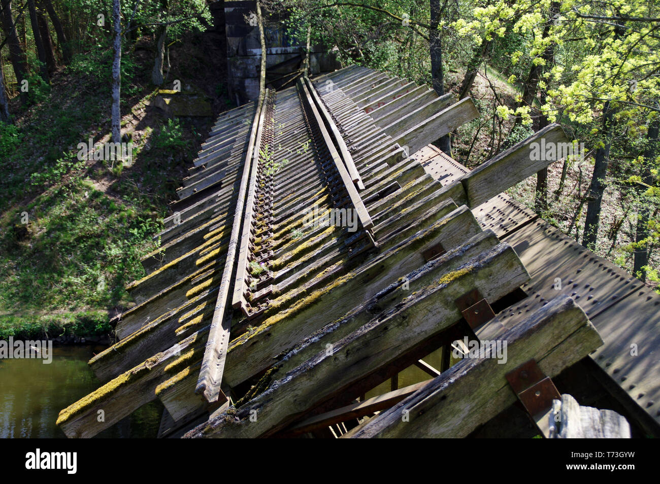 Broken Railroad Bridge