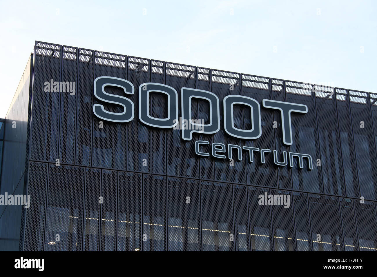 Sopot Centrum train station complex in Poland Stock Photo - Alamy