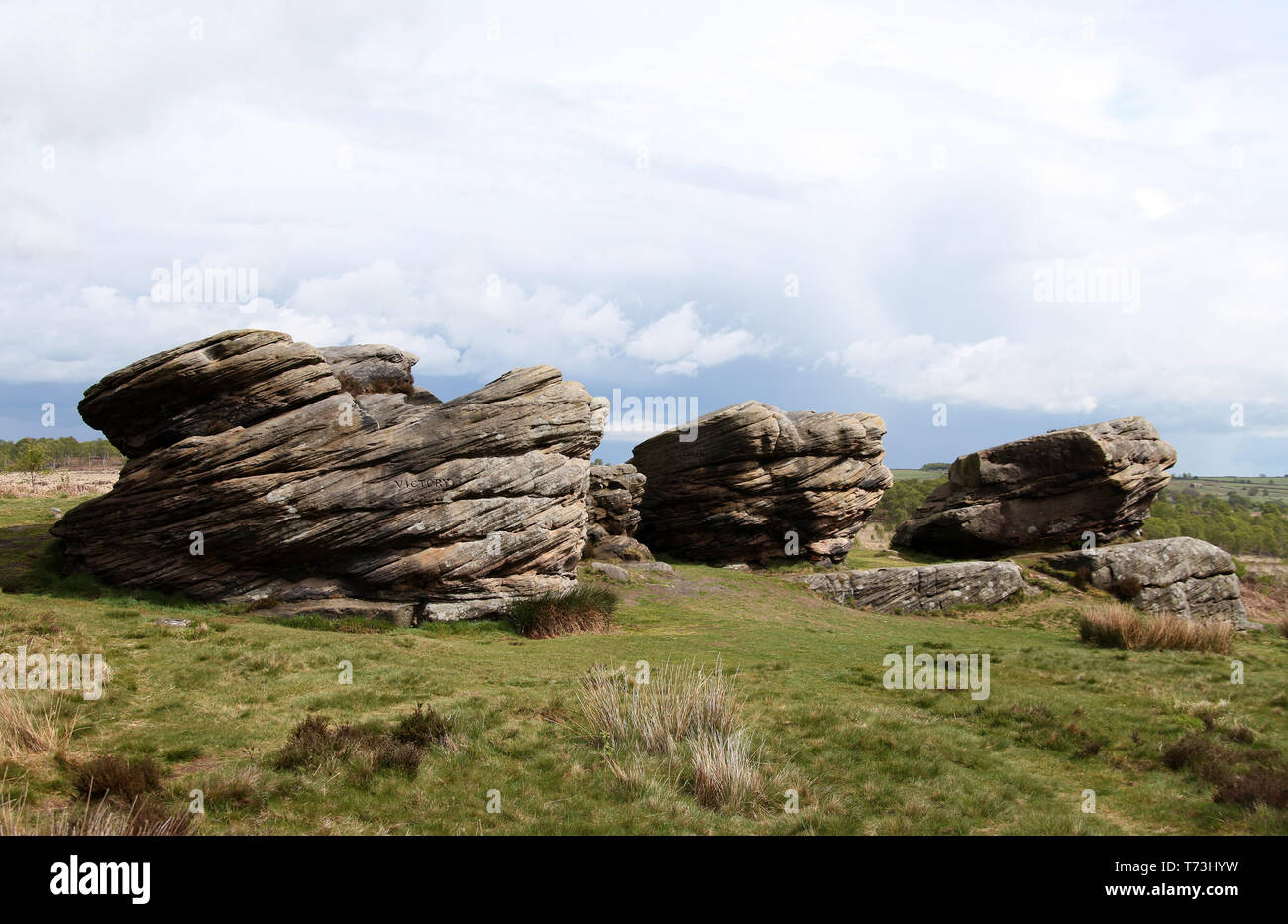 The Three Ships at Birchen Edge in the Peak District National Park ...