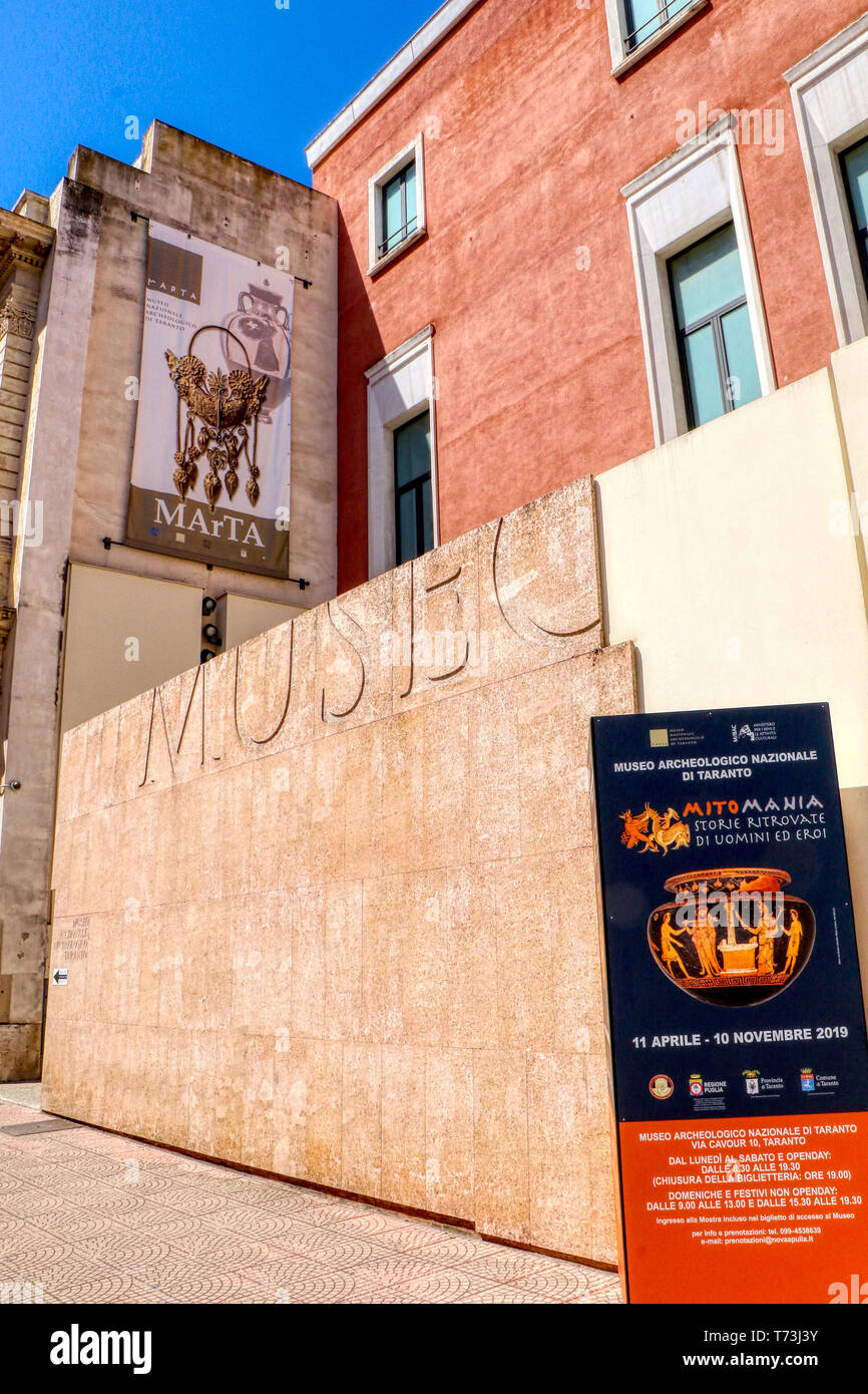 National archaeological museum of taranto hi-res stock photography and ...