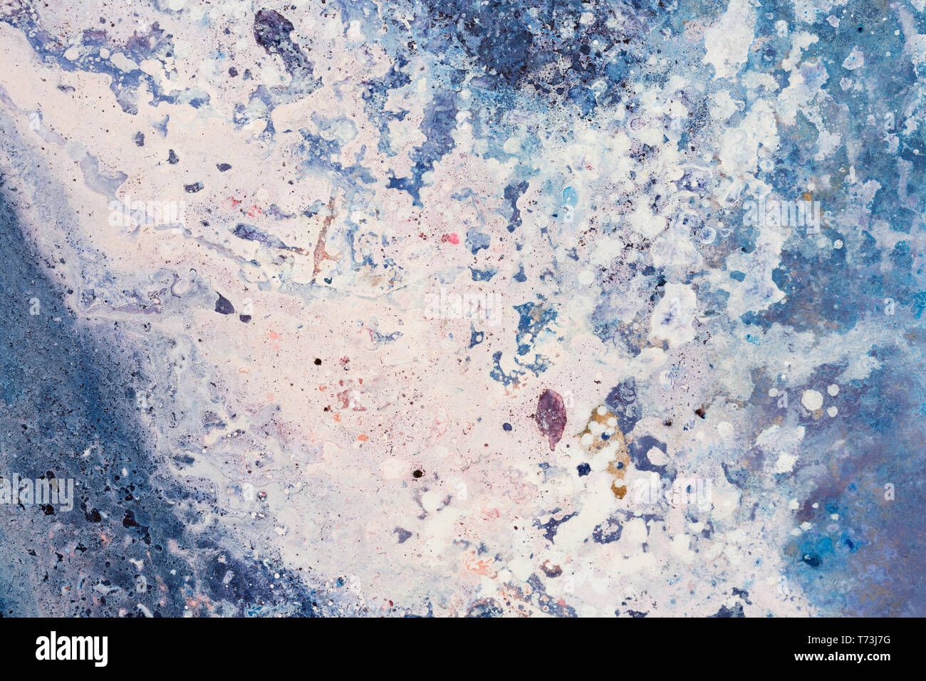 Perfect blue painting as part of your interior. High resolution photo ...