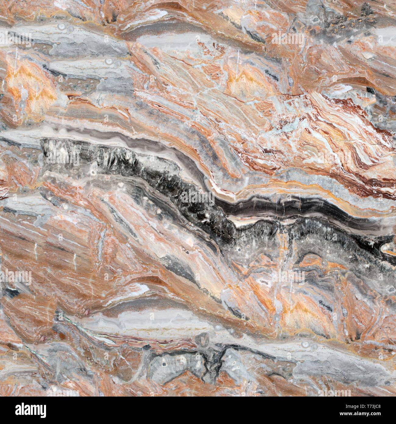 Texture of natural stone. Seamless square background, tile ready. High ...