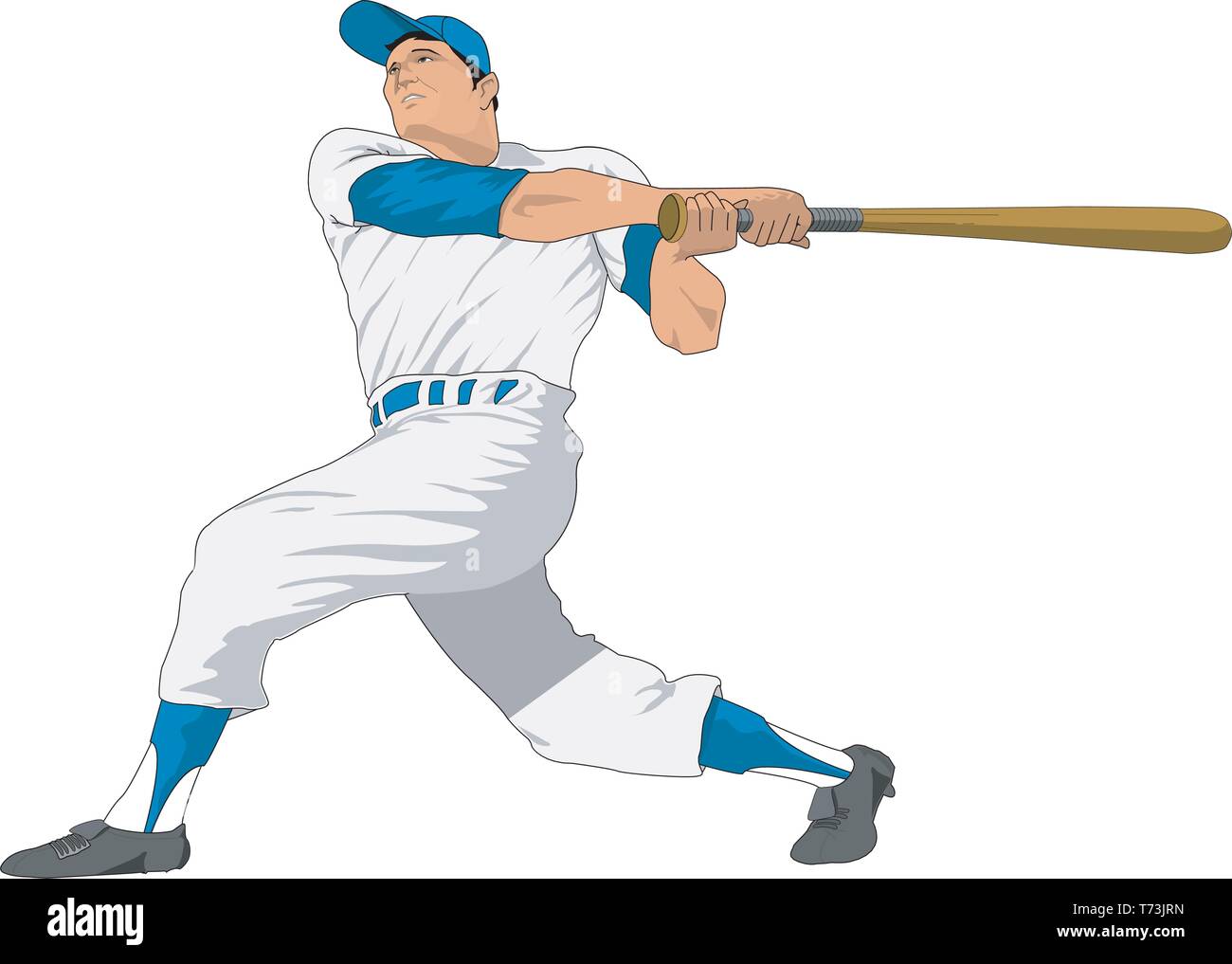Batter hitting baseball hi-res stock photography and images - Alamy