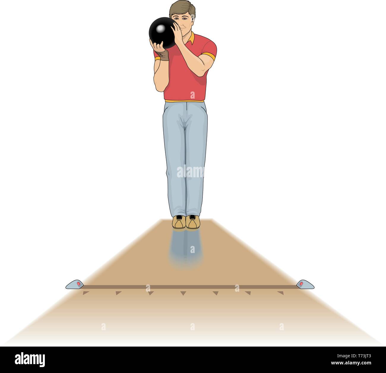 Bowler Vector Illustration Stock Vector Image & Art - Alamy