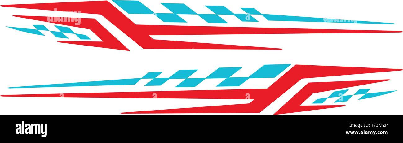 Car Bike Vehicle Graphics, Vinyls Decals - Vector Stock Vector Image ...