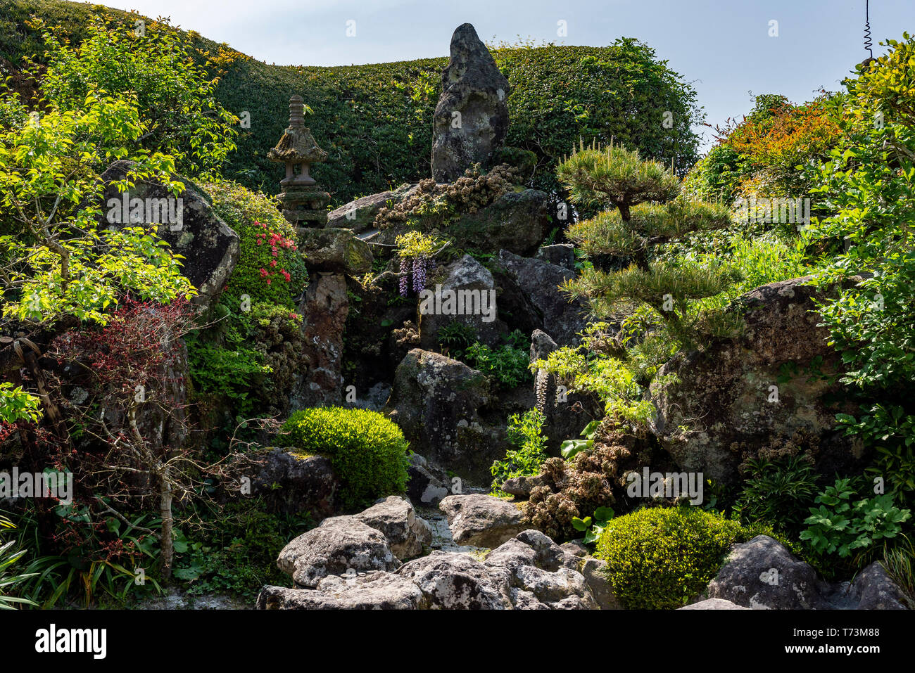 Sata Tamiko's Garden, Chiran Samurai Residence Garden, Minami Kyushu ...